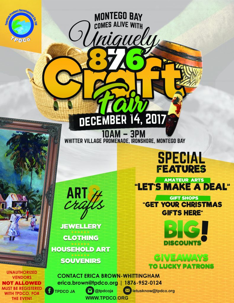 Craft Extravaganza For Montego Bay – Tourism Product Development ...