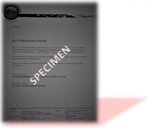 TEAM JAMAICA TRAINING VERIFICATION LETTER – Tourism Product Development ...