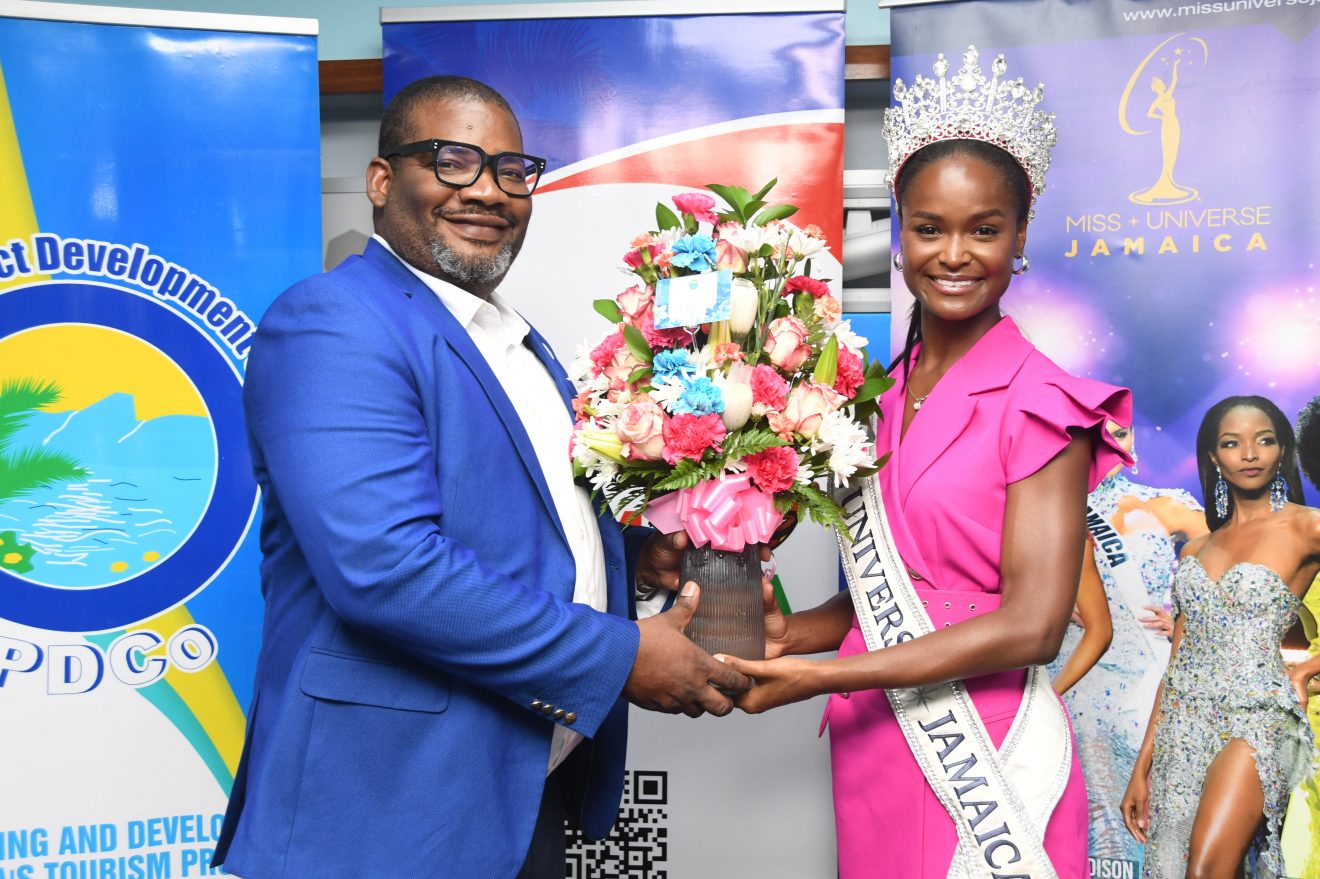 Miss Universe Jamaica 2024 Rachel Silvera Makes Courtesy Call at TPDCo ...