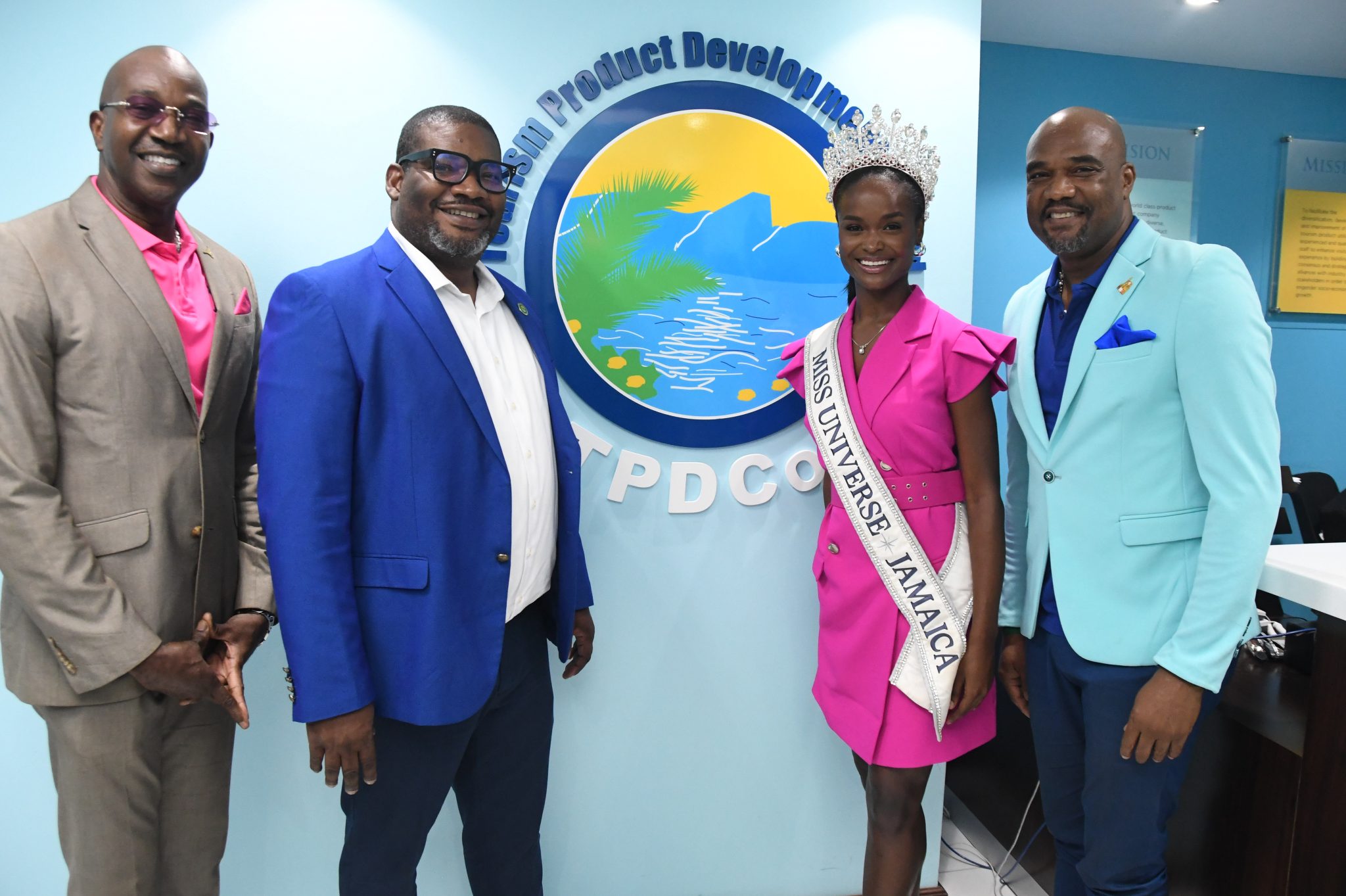 Miss Universe Jamaica 2024 Rachel Silvera Makes Courtesy Call at TPDCo ...